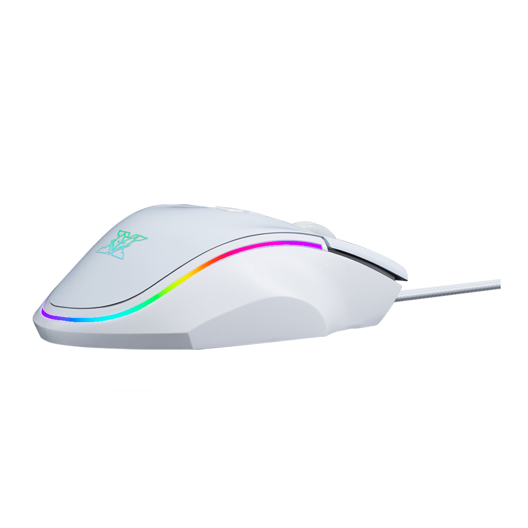 Nubwo เมาส์เกมมิ่ง รุ่น x7s สีขาว - NUBWO