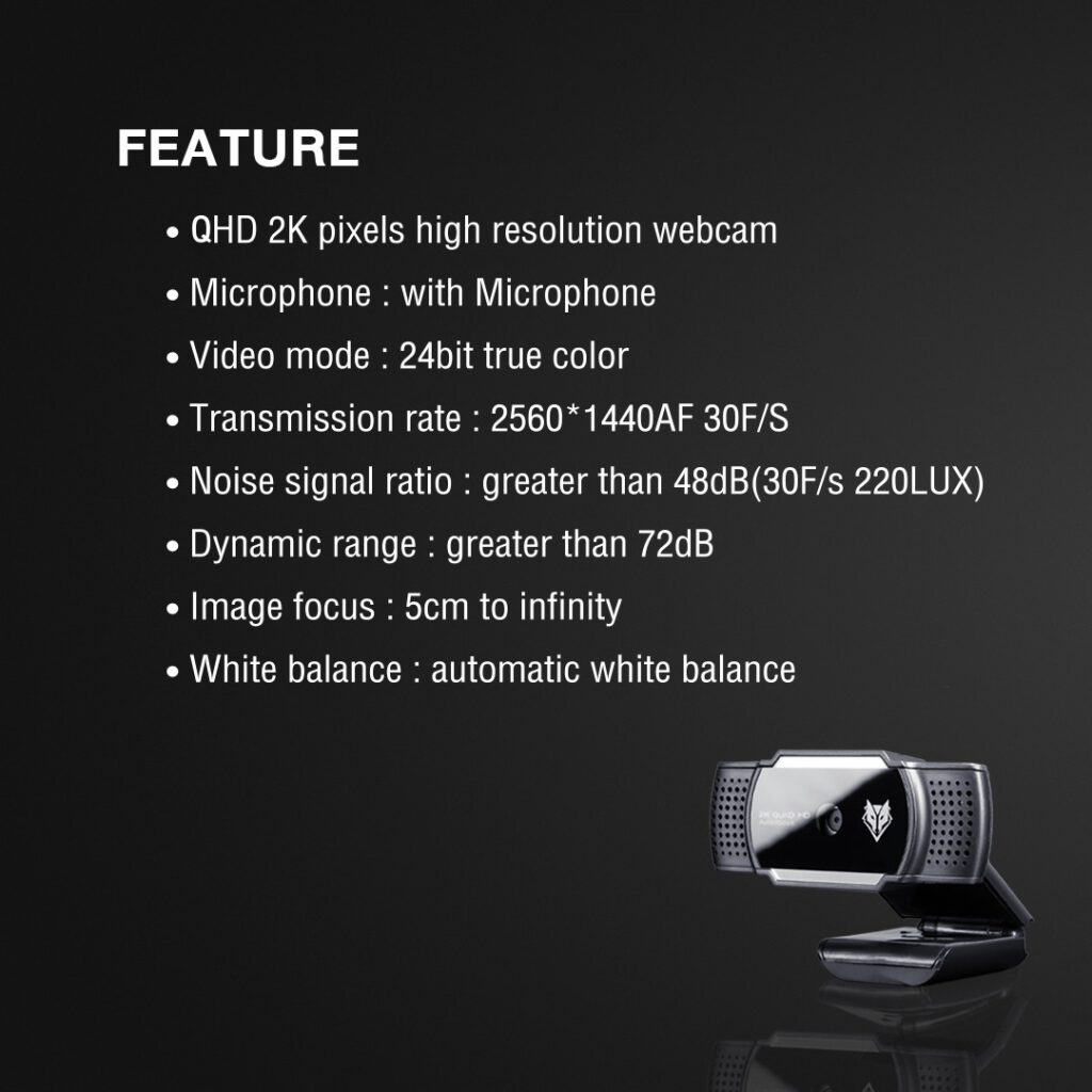 กล้องเว็บแคม รุ่น NWC-500 - NUBWO