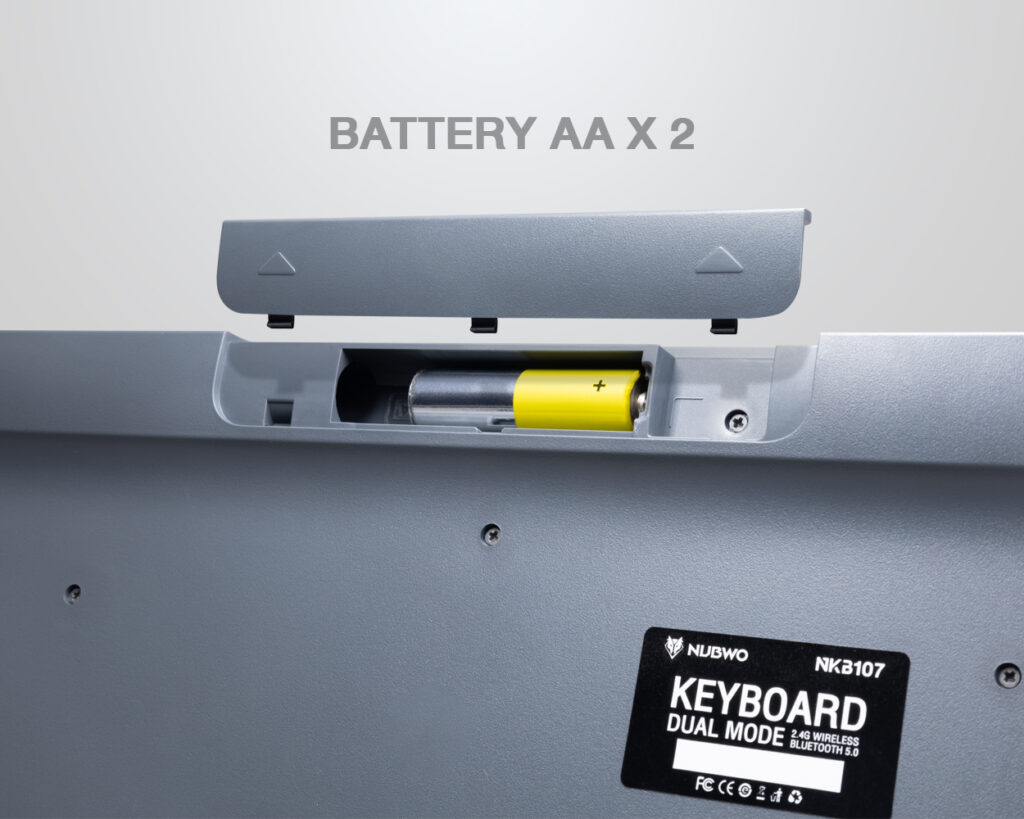 คีย์บอร์ด Dual Mode รุ่น NKB107 - NUBWO