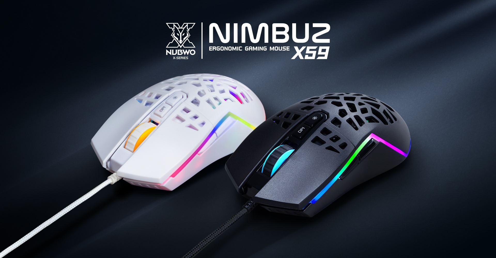 เมาส์เกมมิ่ง รุ่น NIMBUZ X59 - NUBWO