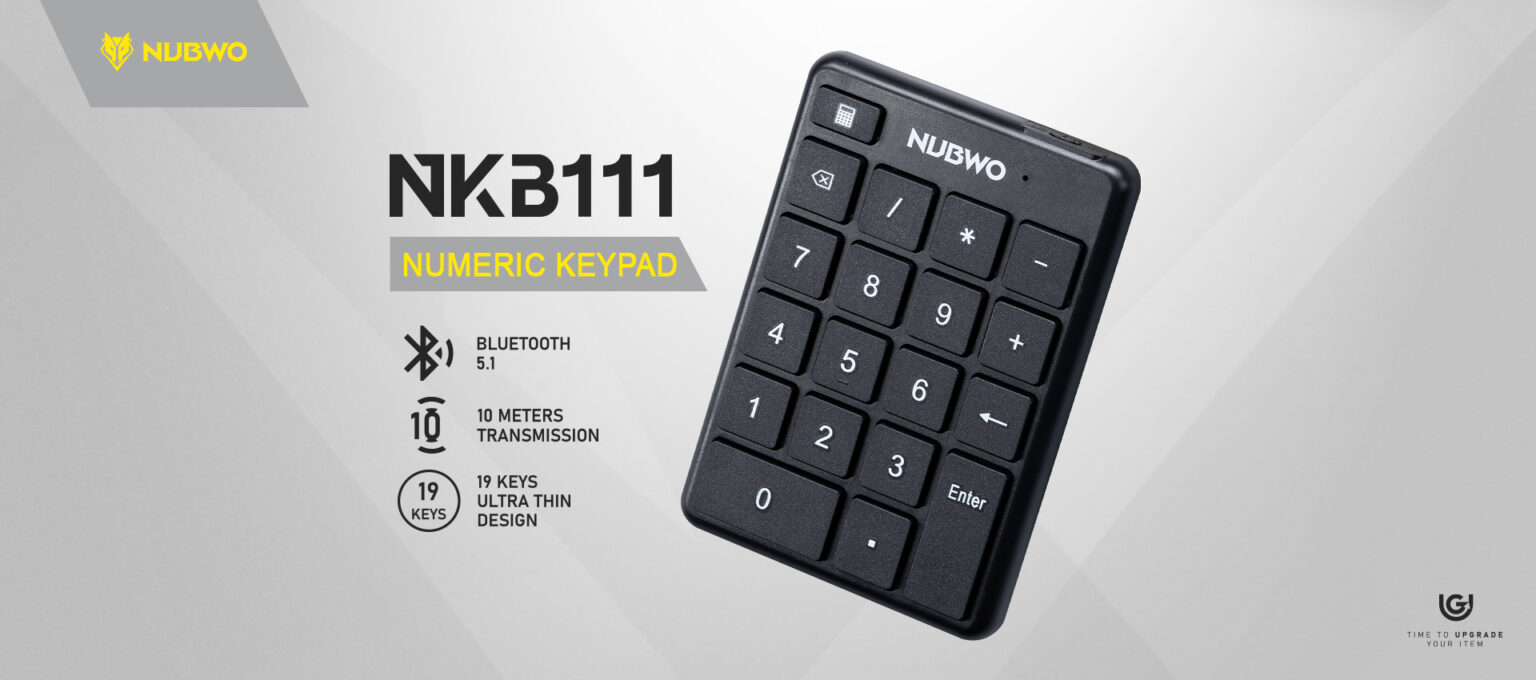 แป้นคีย์ตัวเลข รุ่น NKB111 - NUBWO